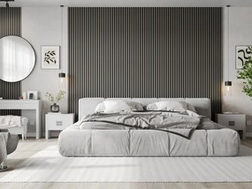 Mexen Lam-F akustické stěnové lamely 275 x 31,5 cm, plsť 6 mm, Šedá Mat - S105-275317-2812-052
