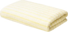 Livarno® Froté osuška, 70 x 140 cm (bílá/žlutá)