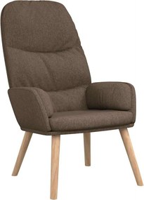Relaxační křeslo taupe textil 340999