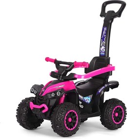 Dětské odrážedlo s vodící tyčí Milly Mally Wild 3v1 pink