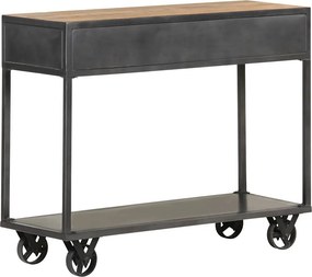 Konzolový stolek 90 x 35 x 74 cm masivní recyklované dřevo 323516