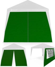 Casaria Boční stěna 2 ks pro altán Capri 3×3 m – zelená