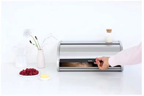 Brabantia Roll Top Chlebník - 17,5x44,5x27 cm - matná ocel