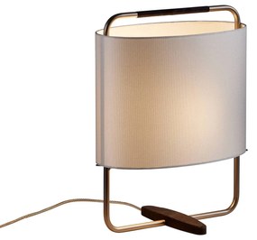 Stolní lampa Margot výška 44 cm stříbrná nikl černá