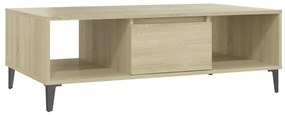 Konferenční stolek dub sonoma 103,5 x 60 x 35 cm dřevotříska - Default Title