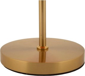 Oranžová/ve zlaté barvě kovová stolní lampa se skleněným stínidlem (výška 53 cm) Oldy – Mauro Ferretti