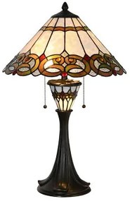 Stolní lampa Tiffany TRIANGLE Clayre &amp; Eef 5LL-5392