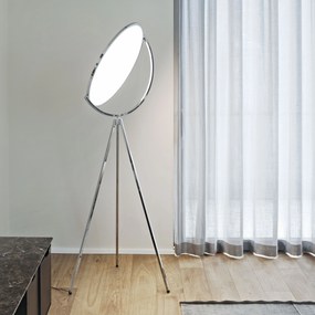 Flos Superloon, chromová stojací designová lampa se stmívačem, 40W LED, 197cm