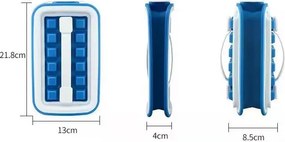 Výrobník ledu přenosný - s lahví na vodu - 2 v 1