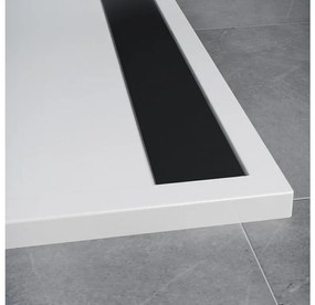 SanSwiss IIa WIA 90×120 cm sprchová vanička obdelníková bílá Barva krytu  sifonu: Černá