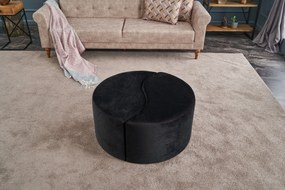 Atelier del Sofa Taburet Alis Puf - Black, Antracitová, Růžová