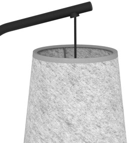 Stojací lampa Alsager s plstěným stínidlem