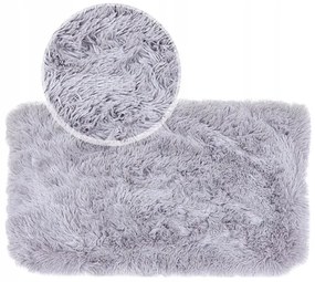 Koupelnový sametový plyšový kobereček 50x80cm různé barvy Barva: tmavě šedá