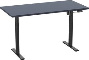 VCM Psací stůl E-Lona, výškově nastavitelný (antracitová/černá, 140 x 50 cm)