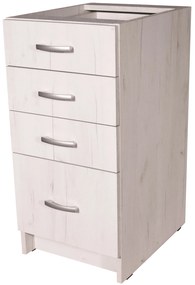 Kuchyně Macháček kuchyňská skříňka spodní se šuplíky barva Craft bílý 40 cm
