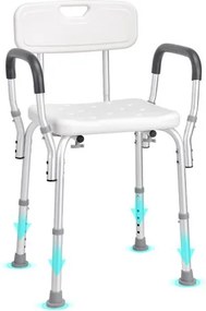sprchové křeslo, sedátko do sprchy s opěradlem – 402B