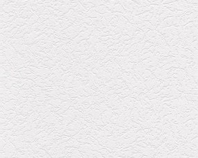 Tapeta bílá struktura omítky, přetíratelná 272812 / Tapety na zeď 2728-12 Simply White 3 (0,53 x 15 m) A.S.Création