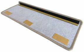 Vopi Nášlapy na schody Alassio šedobéžové obdélník, samolepící - 24x65 obdélník (rozměr včetně ohybu)