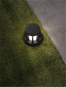 NV 9492660 Venkovní sloupkové svítidlo STARK antracitový hliník a matný akryl LED 8.2W 3000K 220-240V 168st. IP65 - NOVA LUCE