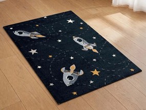 Koberec do dětského pokoje RAKETY Zvolte rozměr: 160x230 cm