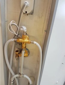 BPS-koupelny Hydromasážní box HYD-Giorgia 100 SA Bílý, 100x100 se saunou