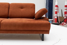 Atelier del Sofa 2-místná pohovka Mustang - Orange, Oranžová