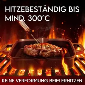 GUSSKÖNIG Grilovací pánev 30 cm / Grilovací pánev / Litina / Indukce /