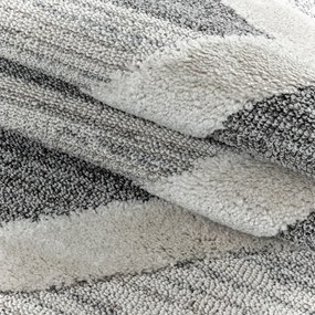 Ayyildiz, Kusový koberec Pisa 4709 Grey kruh, 200x200 (průměr) kruh, šedá, ložnice