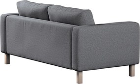 Potah na pohovku IKEA  Karlstad 2-místná, nerozkládací, krátký barva šedá látka pletený vzor