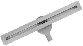 Odtokový žlab Rea FILO 80 cm, broušený nikl