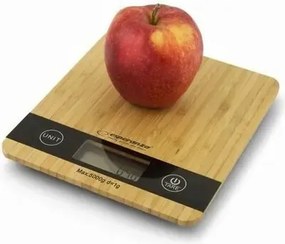 Esperanza EKS005 Bamboo kuchyňská váha / max hmotnost 5 kg / indikátor