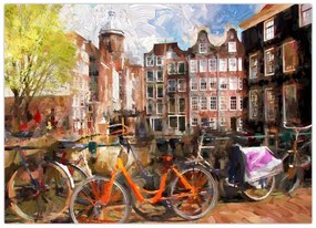 Obraz - Amsterdam (70x50 cm)
