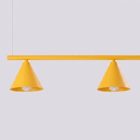 Sollux Lighting Lustr NOX 4L žlutý
