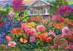 EUROGRAPHICS Puzzle Králičí zahrada / 104 dílků / 35,6 × 25,4 cm