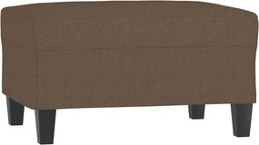 4dílná sedací souprava s polštáři hnědá textil 3201643