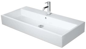 Duravit Vero Air - Umyvadlo 100x47 cm, s přepadem, otvor pro baterii, WonderGliss, bílá 23501000001