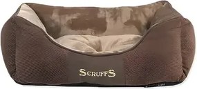 SCRUFFS Pelech Chester Box Bed hnědá / Velikost S / 50 x 40 cm / Žinyl
