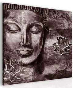 Energetický obraz Buddha Brown Velikost (šířka x výška): 40x40 cm