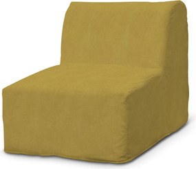 Potah na křeslo Lycksele jednoduchý barva žlutá látka pletený vzor