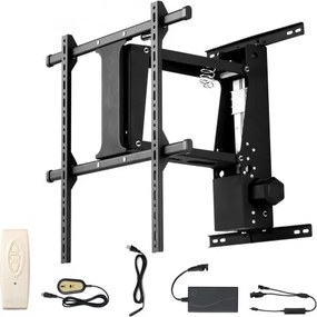 Motorizovaný nástěnný držák TV, Držák TV pro TV od 32 do 1651 mm VEVOR