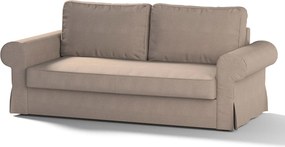 Potah na pohovku IKEA Backabro,  3-místná, rozkládací barva béžová látka pletený vzor
