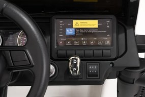 Elektrické autíčko Jeep Wrangler Rubicon LIFT bílé