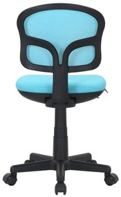 Dalenor Dětská židle Honey, textil, černá podnož / modrá