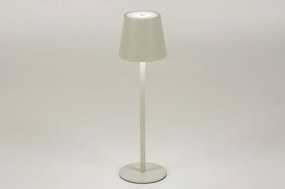 Stolní minimalistická lampa Ultima Taupe