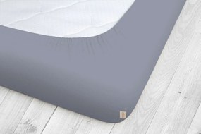 Jersey prostěradlo - new collection levandulově šedé na výšku matrace do 20 cm Velikost: 220 x 200