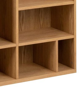Knihovna Rangoon 90 cm dub přírodní olejovaný