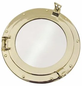 Mosazné kruhové zrcadlo Pacific