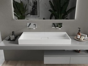 Mexen Ava umyvadlo na desku z konglomerátu B/O 100 x 46 cm, bílá - 23011000