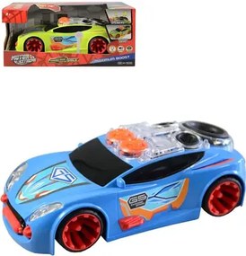 Auto závodní na baterie se zvukem a světlem / Auto / 23 cm / 2 barvy /