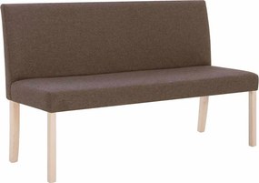 Lavice 139,5 cm hnědá polyester 281336